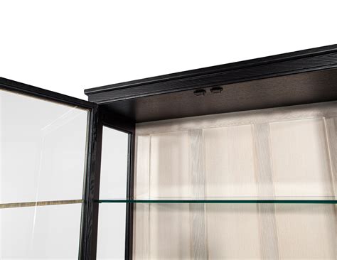 Modern Oak And Brass Bookcase Cabinet Carrocel Fine Furniture