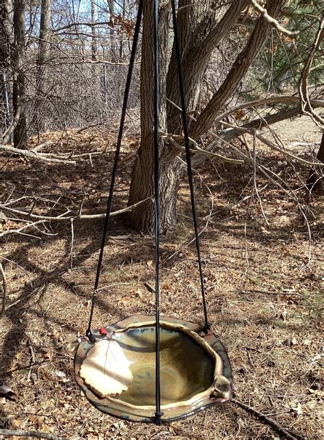 Hanging Bird Bath Common Witch Hazel — Nature Niche