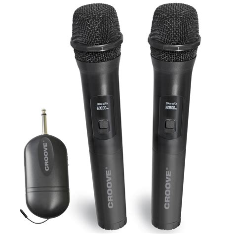 Wireless Uhf Microphones 2 Pack Karaoke Wireless Dual Handheld Dynamic Mic