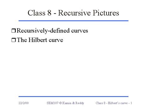 Class 8 Recursive Pictures R Recursivelydefined Curves R