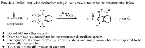 Solved Provide a detailed, step-wise mechanism using curved | Chegg.com