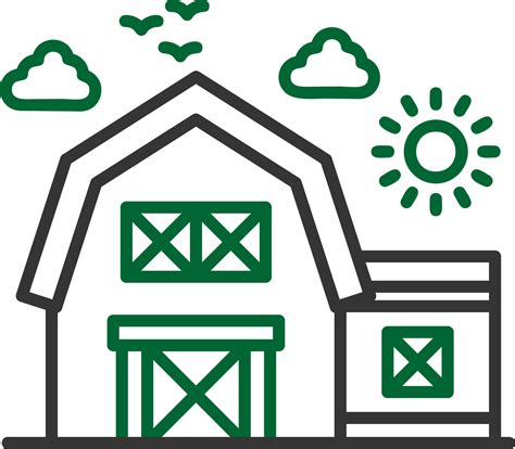 Barn Creative Icon Design 15473743 Vector Art At Vecteezy