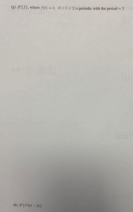 Solved G L F Where Ftt0