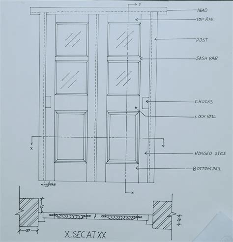 Panelled And Glazed Door Elegant And Stylish Door Design Piantine