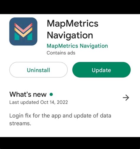 New App Update Released For Android R Mapmetrics Official