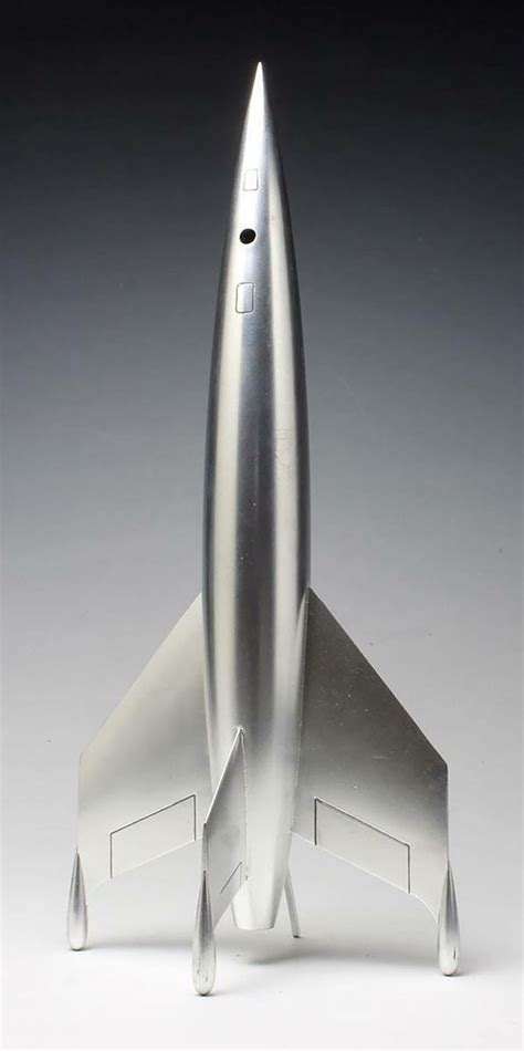 Iconic 50s Rocket Ship Model From Destination Moon Sci Fi Film