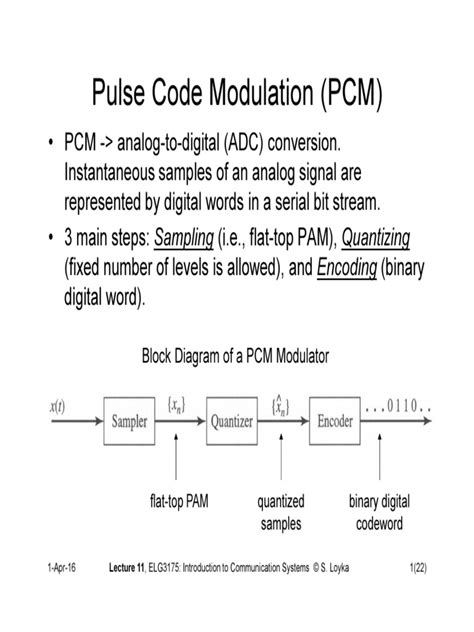 Pcm Intro 2 Pdf Sampling Signal Processing Analog To Digital