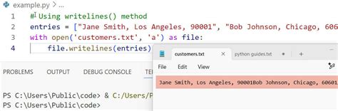 How To Write To A File Without Newline In Python