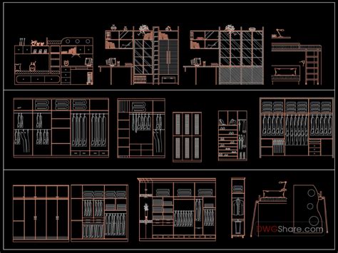 Wardrobe Items Cad Block At Rebecca Skinner Blog