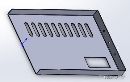 【solidworks】画一个简单的钣金外壳sw制作外壳 Csdn博客