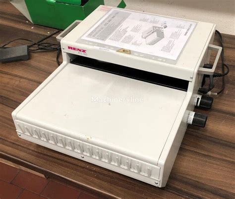 Renz Chr Renz Heubach Ecl 360 Binding Machine For Sale From Germany