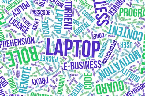 노트북 비즈니스 정보 기술 또는 그것에 대 한 개념적 단어 구름 Defection에 대한 스톡 벡터 아트 및 기타 이미지