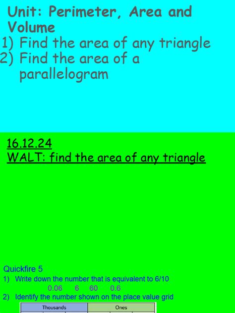 Maths Week 15 Flip 1 2 Pdf Area Geometry