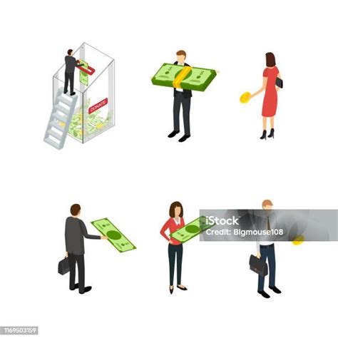 자선 기부 기금 개념 세트 3d 등각 투영보기 벡터 3차원 형태에 대한 스톡 벡터 아트 및 기타 이미지 3차원 형태 개념 계단 Istock