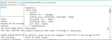 incorrect showing of method function parameters and docstring