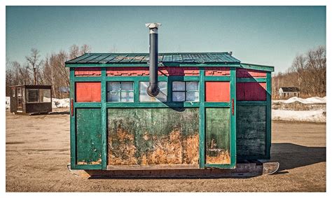 Silverpixel Ice Fishing Hut Callander Ontario