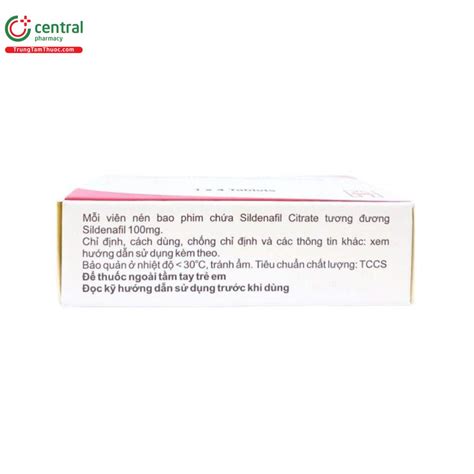 Thuốc Sife 100 điều Trị Rối Loạn Chức Năng Cương Dương