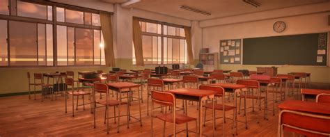 Unreal Engine 5 Japanese Classroom — Polycount