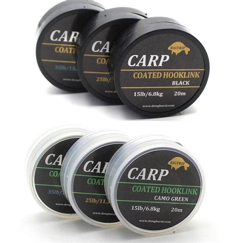 Cumpără 20m Linie De Pescuit La Crap Hook Link Carp Coated Hooklink