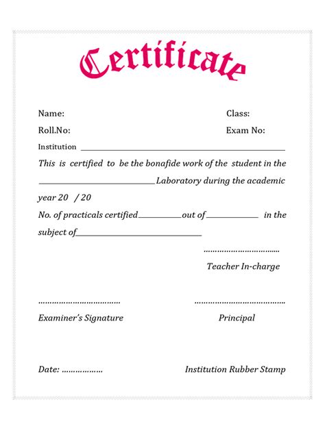 Practical Certificate 2024 Removed Pdf Career And Growth