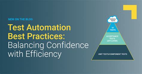 Test Automation Best Practices Balancing Confidence With Efficiency