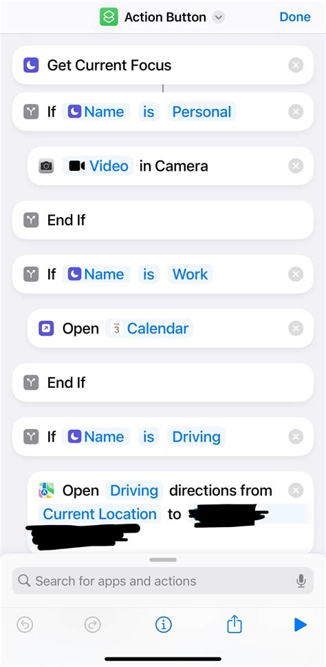 how are you using the action button r iphone