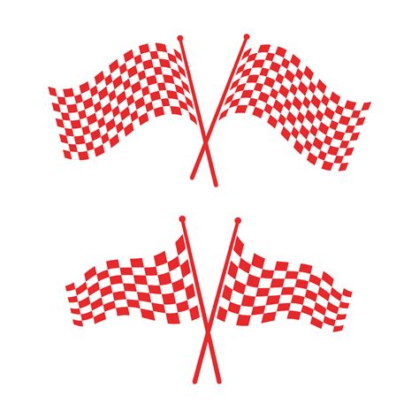 Free Red Racing Flag Vector Template To Edit Online