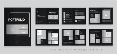 Interior Design Portfolio Layout Examples