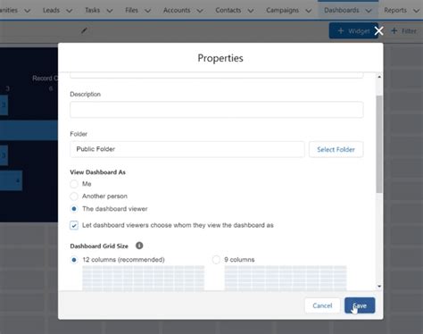 create a salesforce dynamic dashboard step by step guide