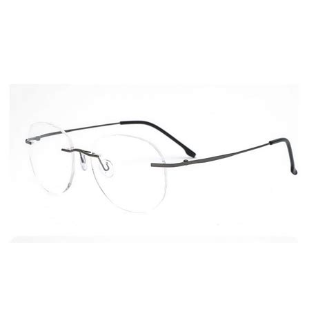 Buy Round Rimless Glasses For Women Men Frameless Spectacle Frames 8519