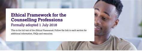 Bacp Ethical Framework For Counsellors And Psychotherapists Association For Person Centred