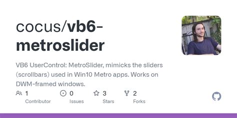 GitHub Cocus Vb6 Metroslider VB6 UserControl MetroSlider Mimicks The Sliders Scrollbars