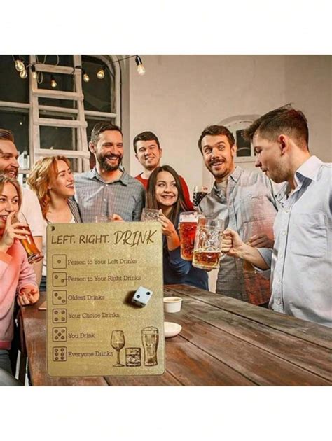 Left Right Drinking Game Dice Drinking Game Board Adult Party
