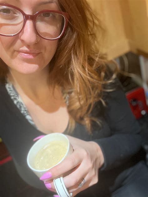 Messy Hair No Makeup And Coffee R Selfie