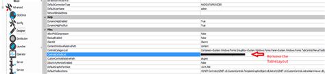 how to use the tablelayoutcontrol to dynamically size the operator