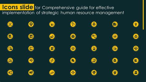 Icons Slide For Comprehensive Guide For Effective Implementation Of Strategic Human Resource