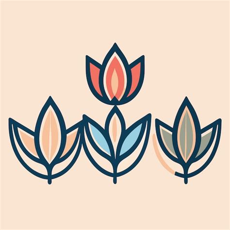 Premium Vector Elegant Floral Illustration Kit
