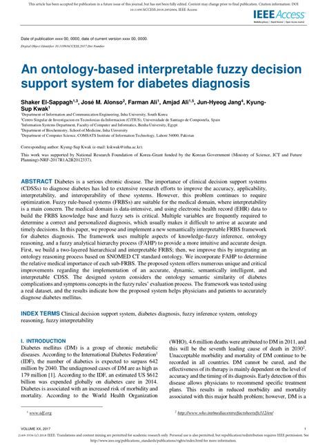 Pdf An Ontology Based Interpretable Fuzzy Decision Support System For