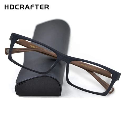 Очки HDCRAFTER с деревянной оправой | AliExpress