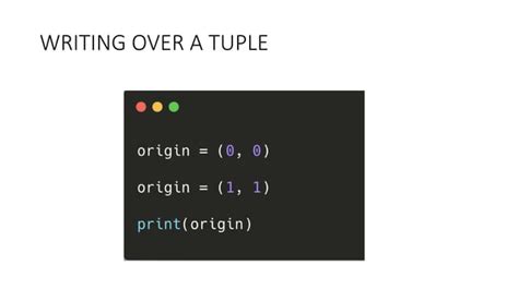 Part 6 Python Tutorial Tuples In Python With Examples Ppt