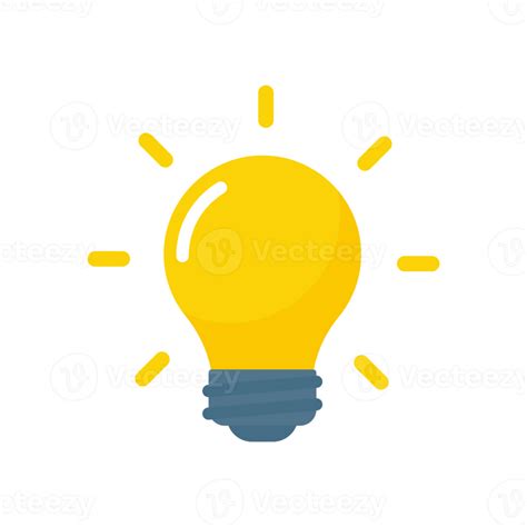 Light Bulb Icon Light Bulb Ideas And Creativity Analytical Thinking For Innovation Processing