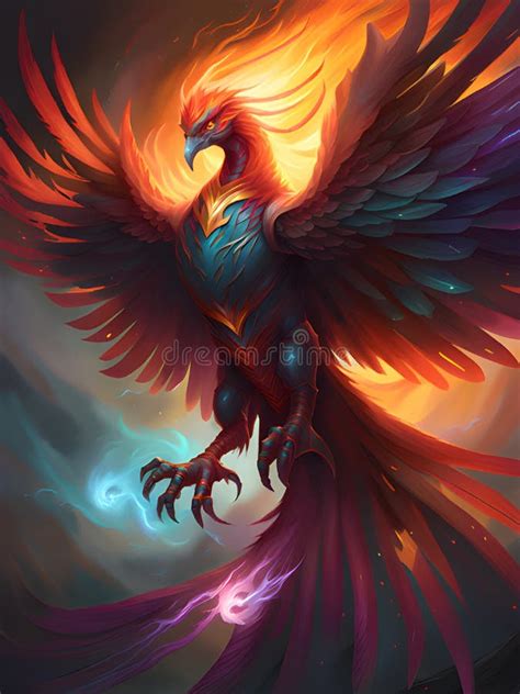 Illustration Of A Evil Bird Monster Stock Illustration Illustration Of Colorful Hero 303094073