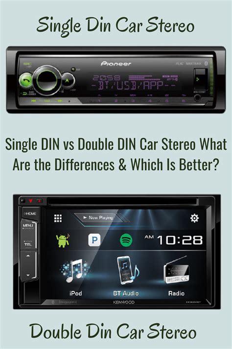 Single Din Vs Double Din Car Stereo Comparison Differences Artofit