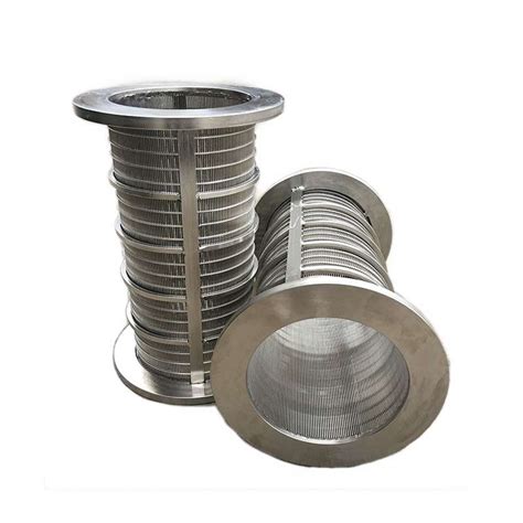 Stainless Steel Wedge Wire Screen Cylinder For Filter Separator