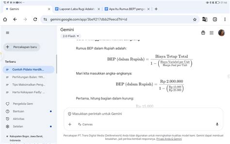 Apa Itu Rumus Bep Pengertian Fungsi Tujuan Jenis Rumus Dan Cara