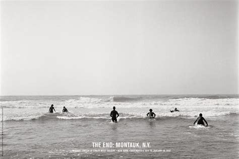 The End Montauk Ny Sonya Exhibition Poster Ditch Plains Press