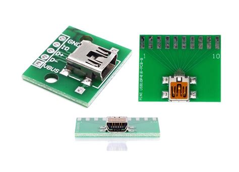 Breakout Board For Usb Mini B Tempero Systems Shopping