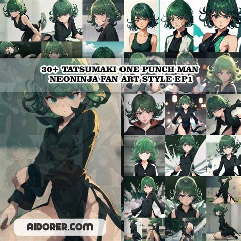 30 Tatsumaki One Punch Man Neoninja Fan Art Style Ep1 Aidorer