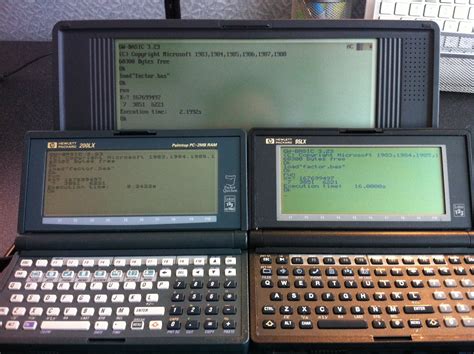 An Hp 95lx 200lx And Omnibook 300 Running The Same Prime Factors