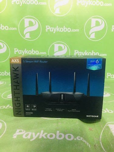 Buy Nighthawk WiFi 6 Router RAX43 5 Stream Router Online In Nigeria Paykobo